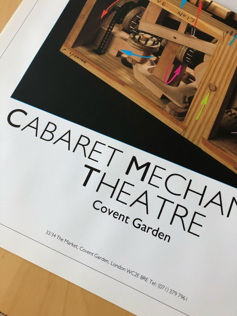 Vintage Spaghetti Eater Poster - Cabaret Mechanical Theatre